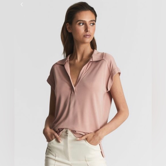 Reiss | Tops | Reiss Dariaopen Collar Top | Poshmark